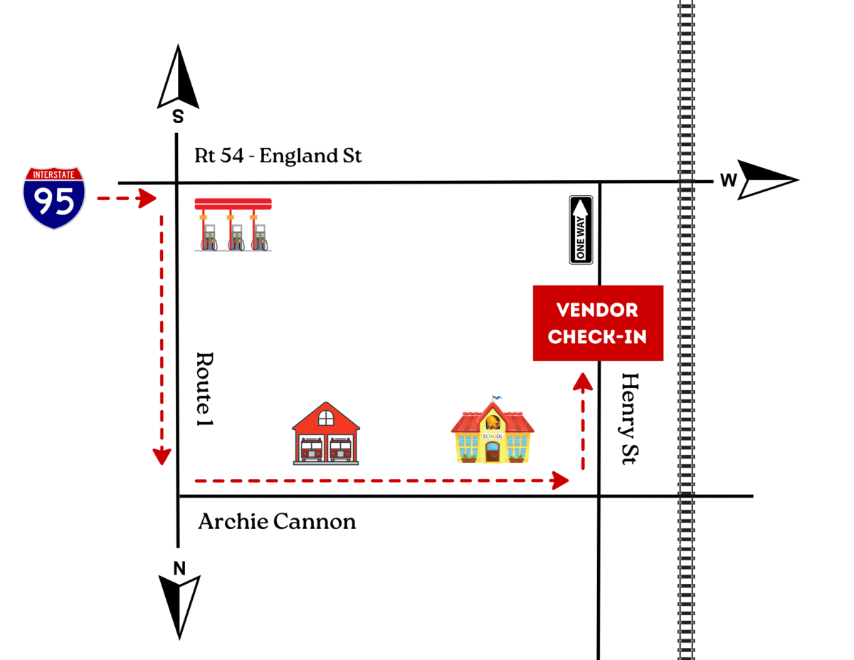 Vendor Map - Ashland Strawberry Faire